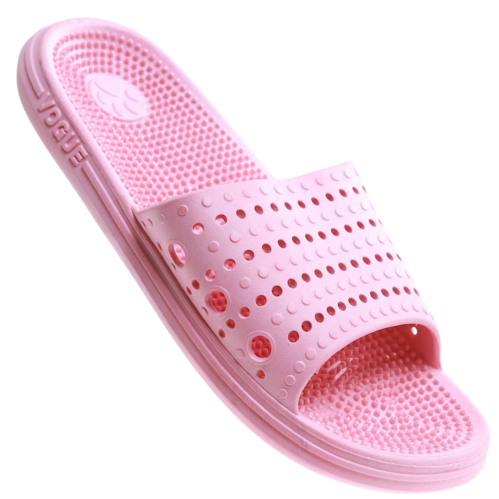 Różowe ażurowe klapki fakirki na basen /C7-1 17293 S185/ Sklep z ...