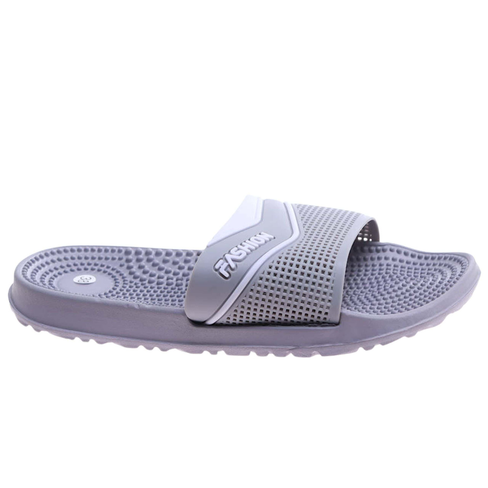 Szare klapki fakirki na basen /C1-1 17291 T187/ Sklep z obuwiem ...